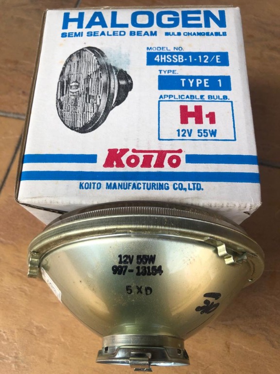 KOITO Halogen Semi Sealed Beam (Set of 4) Cars/Vans/Lorries, Auto ...
