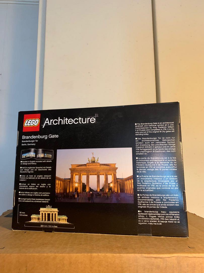 Lego 21011 Architecture Brandenburg Gate, 興趣及遊戲, 玩具 & 遊戲類 - Carousell