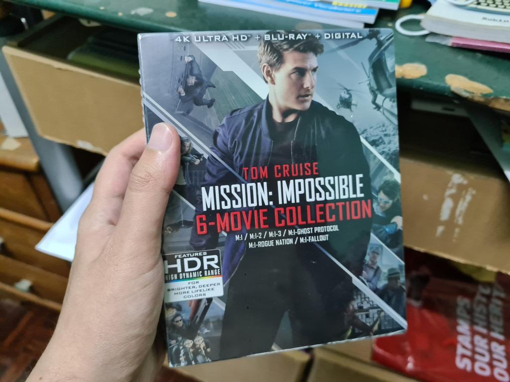 Mission: Impossible 6-Movie Collection (4K UHD + Blu-ray + Digital) NEW ...