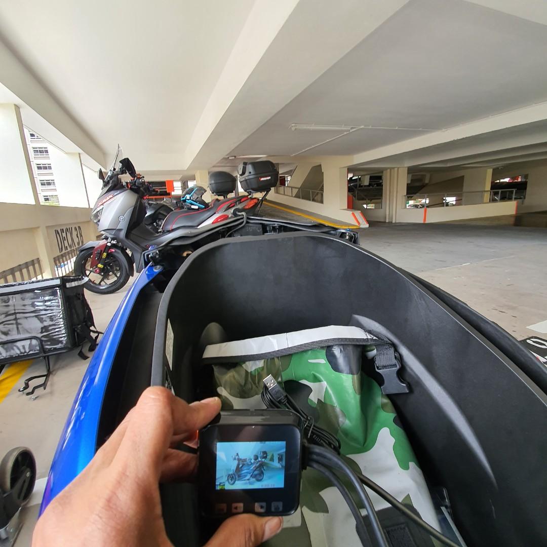 Nmax camera m6 installation, Motorcycles, Motorcycle Accessories on ...