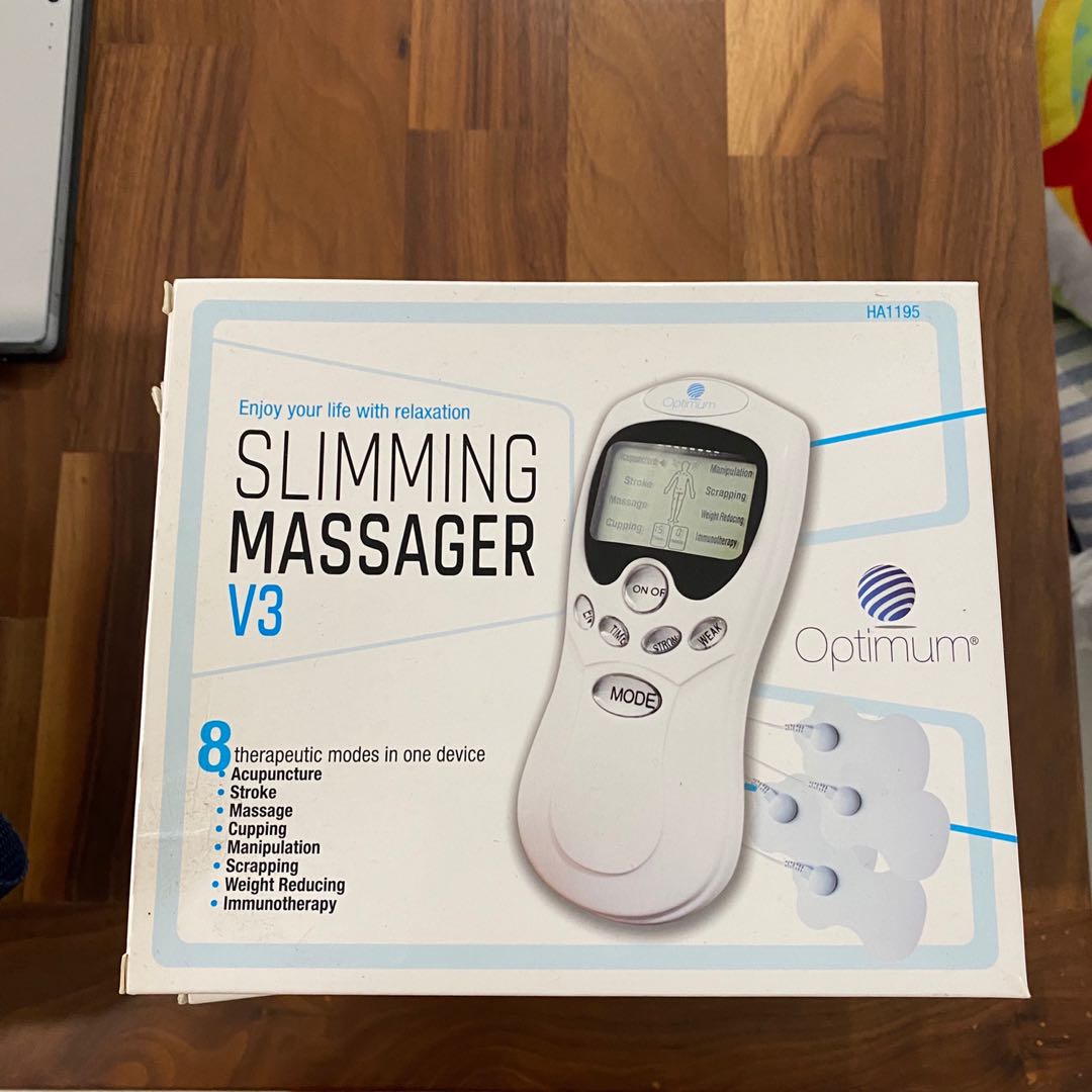 optimum slimming massager v3, Health & Nutrition, Massage Devices on ...