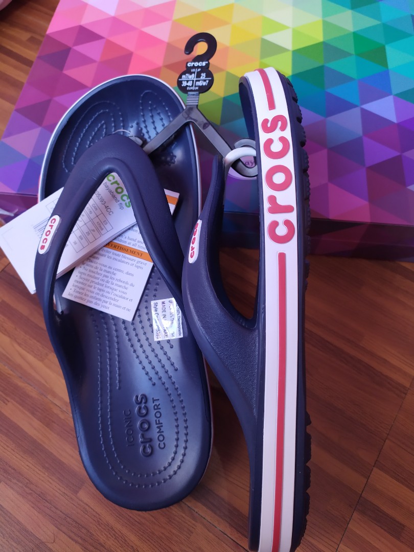 Original Crocs bayaband, Men's Fashion, Footwear, Slippers & Slides on ...