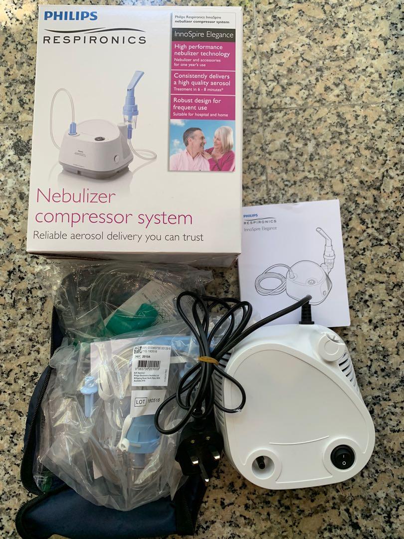 Philips InnoSpire Respironics Nebulizer compressor system, Health ...