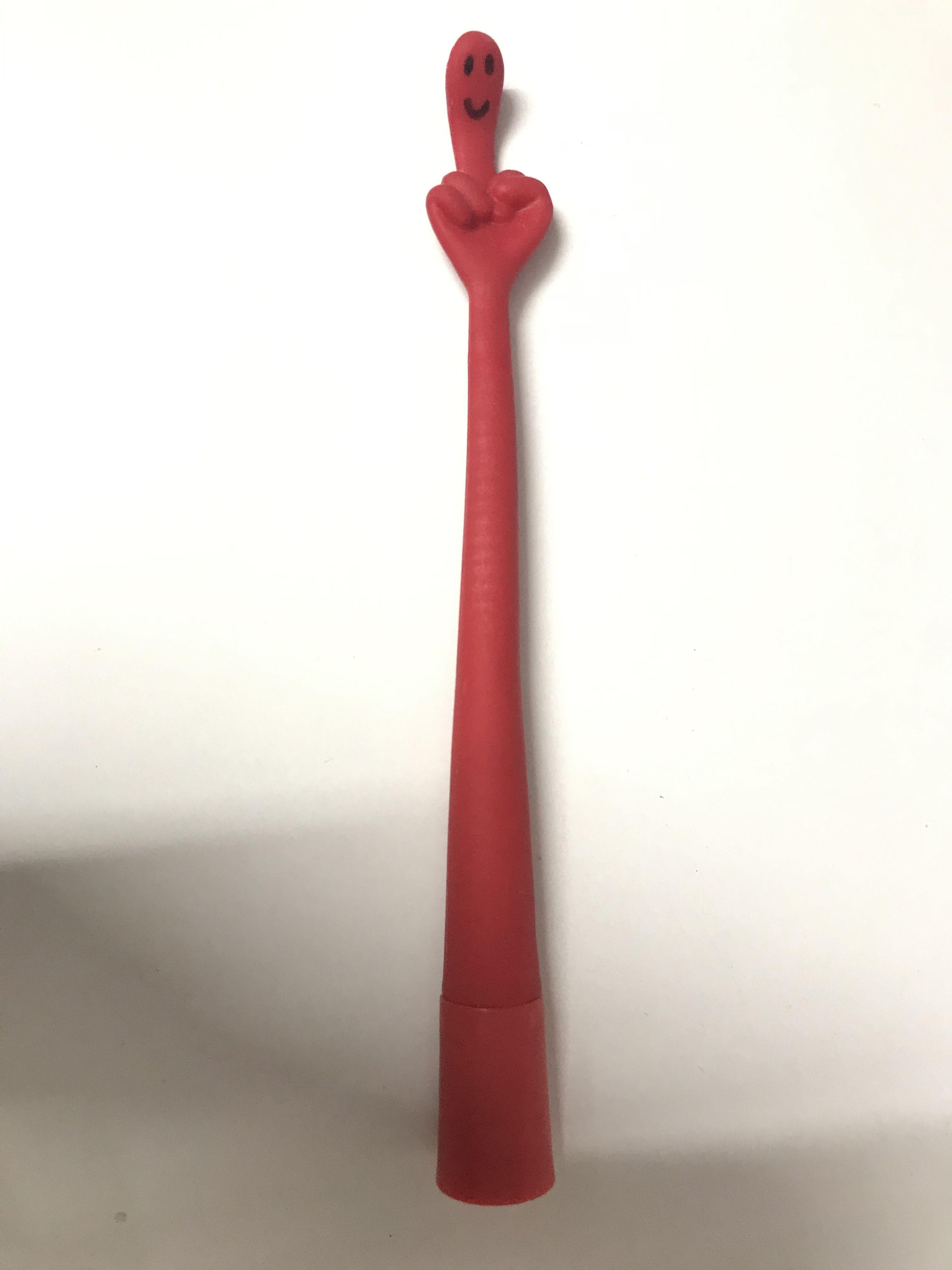 PO Funny Joke Rude Middle Finger Pen, Hobbies & Toys, Stationery ...
