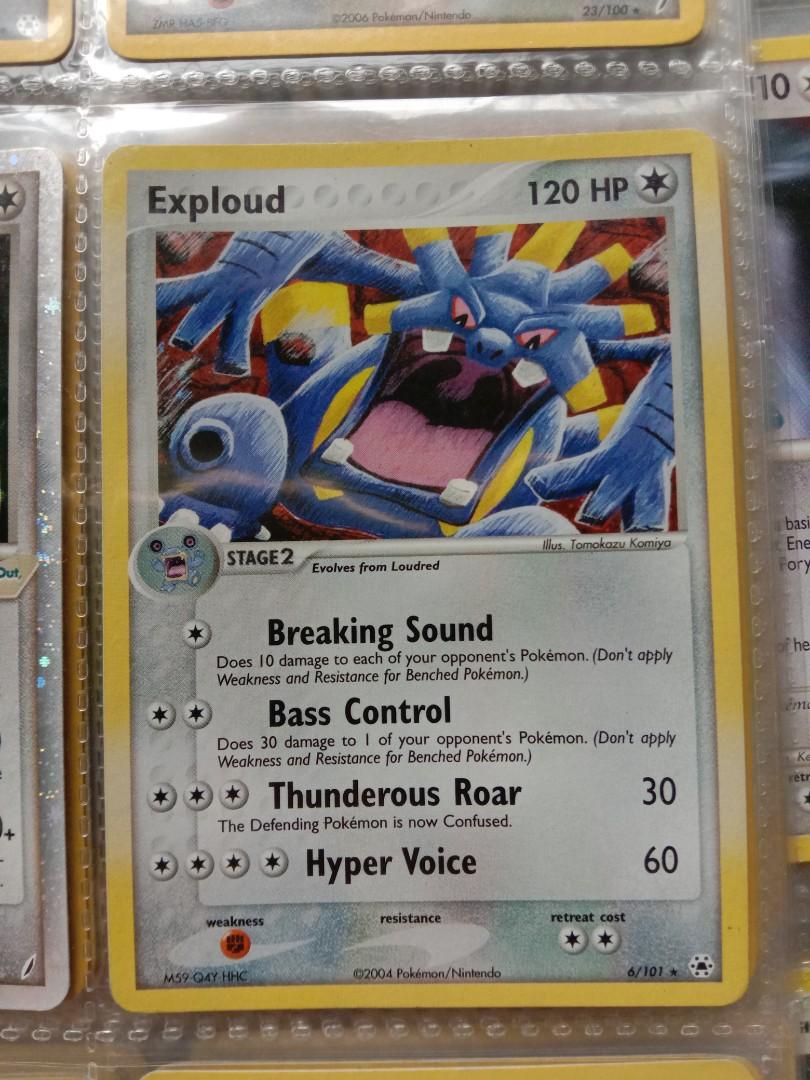 Pokemon card Exploud 6/101, Hobbies & Toys, Toys & Games on Carousell