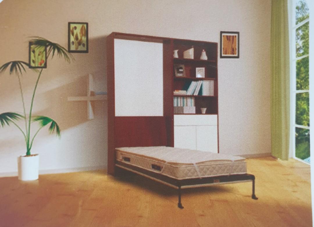 Pull Down Single Bed Mechanism for Front Fitting, Furniture & Home ...