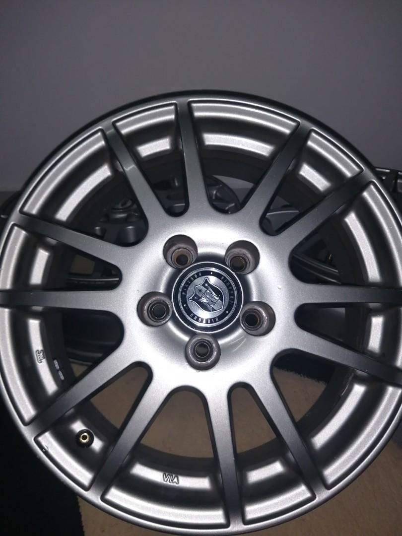 Rim Toyota pcd 100 15x6jj, Auto Accessories on Carousell