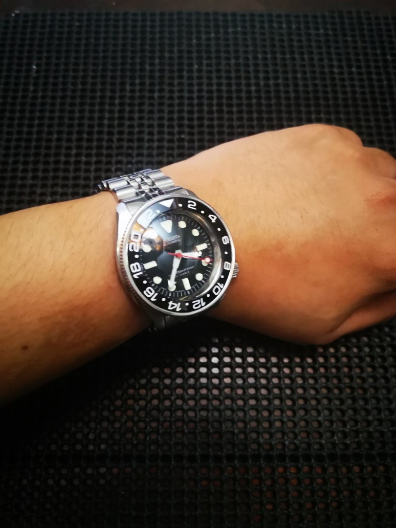 Seiko 7002 GMT mod, Men's Fashion, Watches & Accessories, Watches on ...