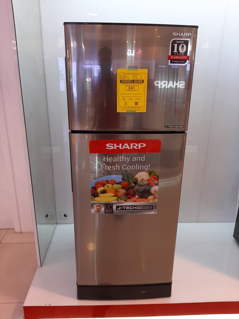 Sharp inverter two door refrigerator 7 cuft, TV & Home Appliances ...