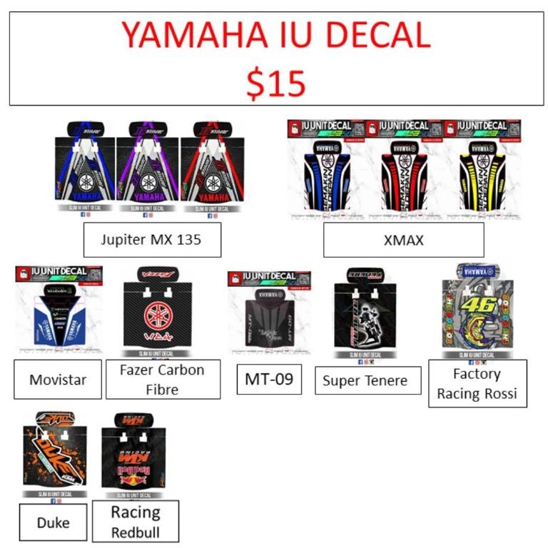 Slim IU Stickers / Decals, Motorcycles, Motorcycle Accessories on Carousell