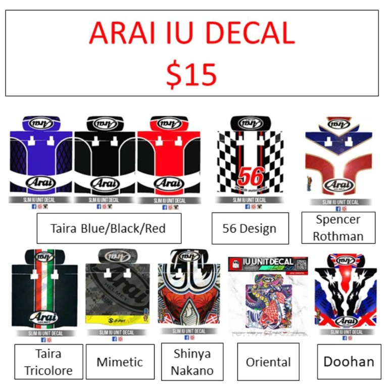 Slim IU Stickers / Decals, Motorcycles, Motorcycle Accessories on Carousell