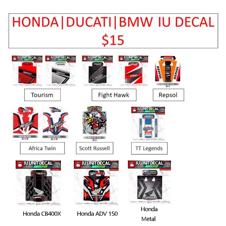 Slim IU Stickers / Decals, Motorcycles, Motorcycle Accessories on Carousell