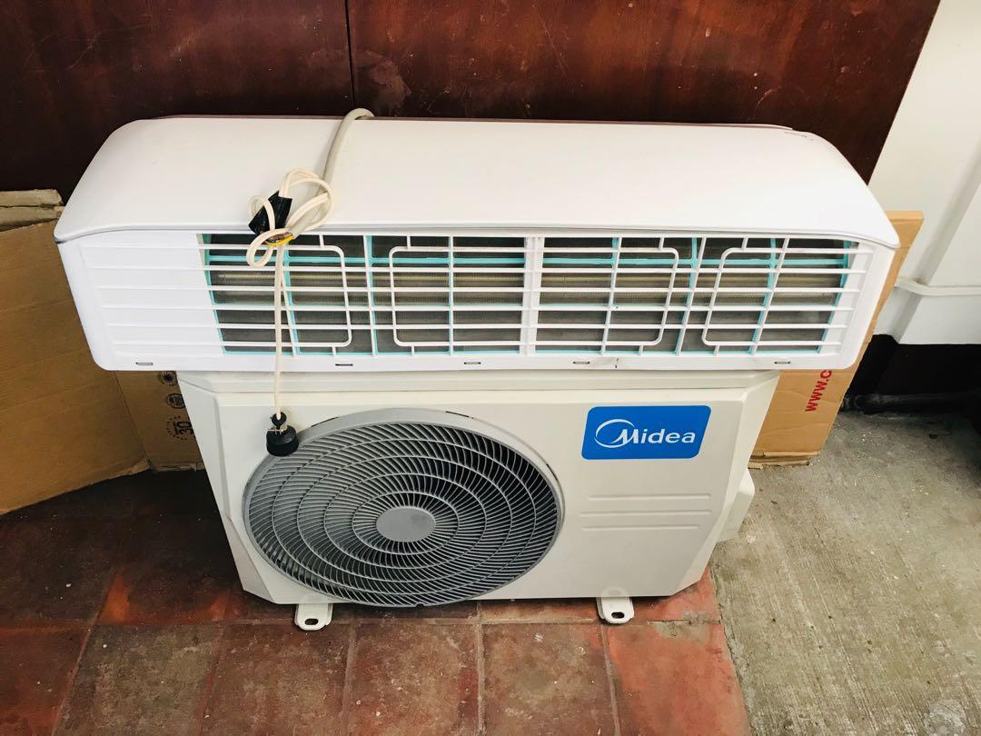 Split type inverter 2hp Midea, TV & Home Appliances, Air Conditioning ...