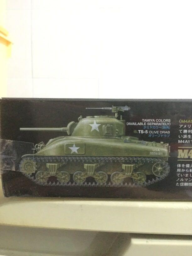 U.S Medium Tank M4A1 Sherman Model Kit, Hobbies & Toys, Toys & Games on ...