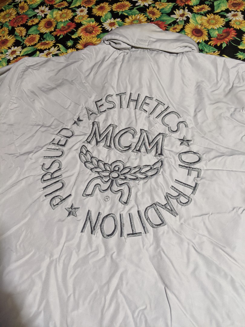 Vintage MCM Big Logo Jacket, Men's Fashion, Tops & Sets, Hoodies on ...