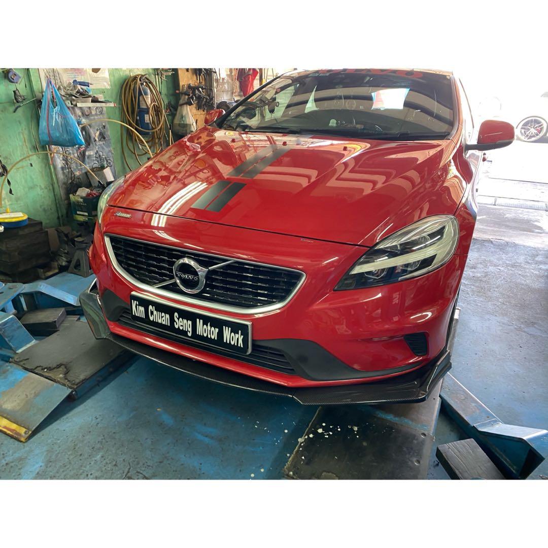 VOLVO V40 UNIVERSAL FRONT LIP, Car Accessories, Accessories on Carousell