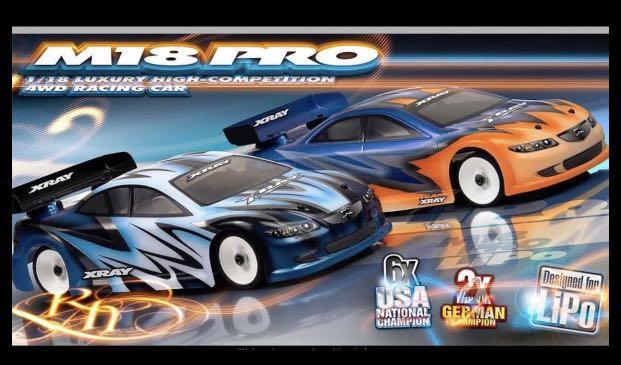 Xray M18 Pro 1/18 Scale Mini Touring Car, Hobbies & Toys, Toys & Games ...