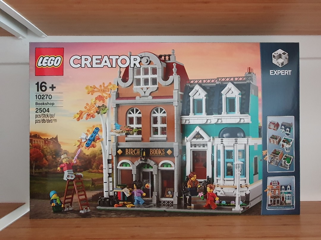 $202 | LEGO 10270 Bookshop Creator Expert Modular Building, Hobbies ...