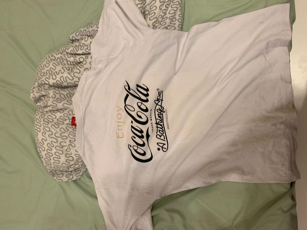 BAPE x coke, Men's Fashion, Tops & Sets, Tshirts & Polo Shirts on Carousell