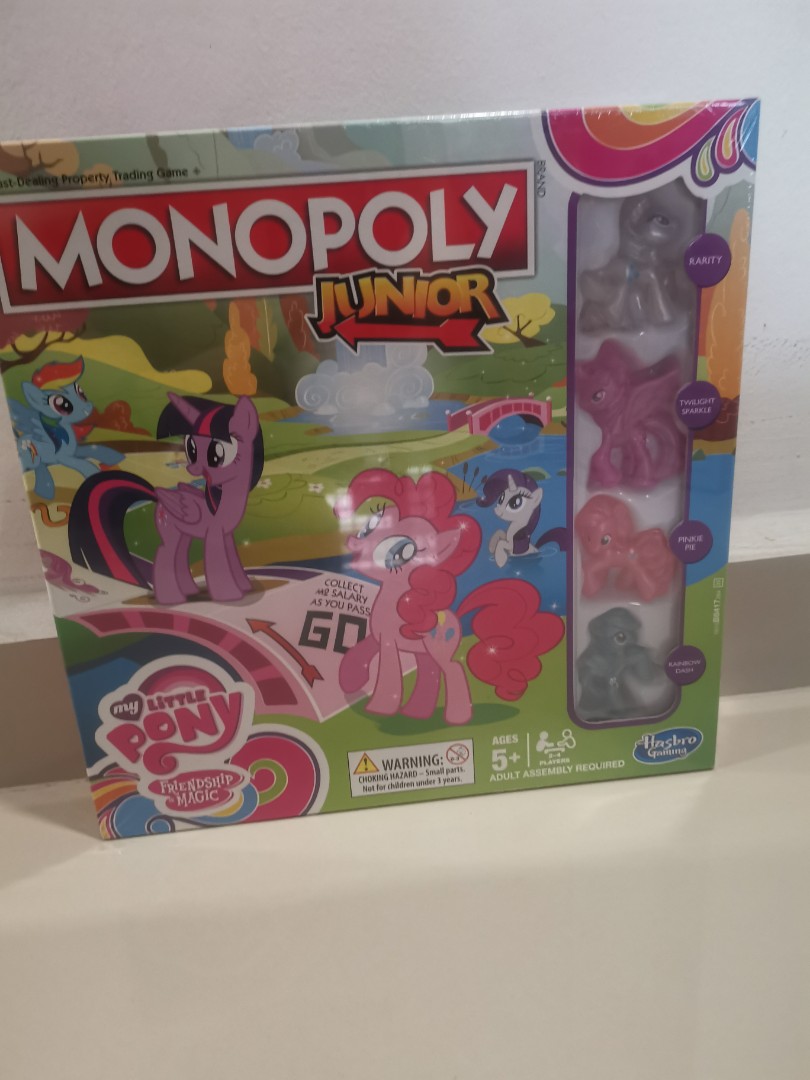 Bnib my little pony monopoly junior, Hobbies & Toys, Toys & Games on ...