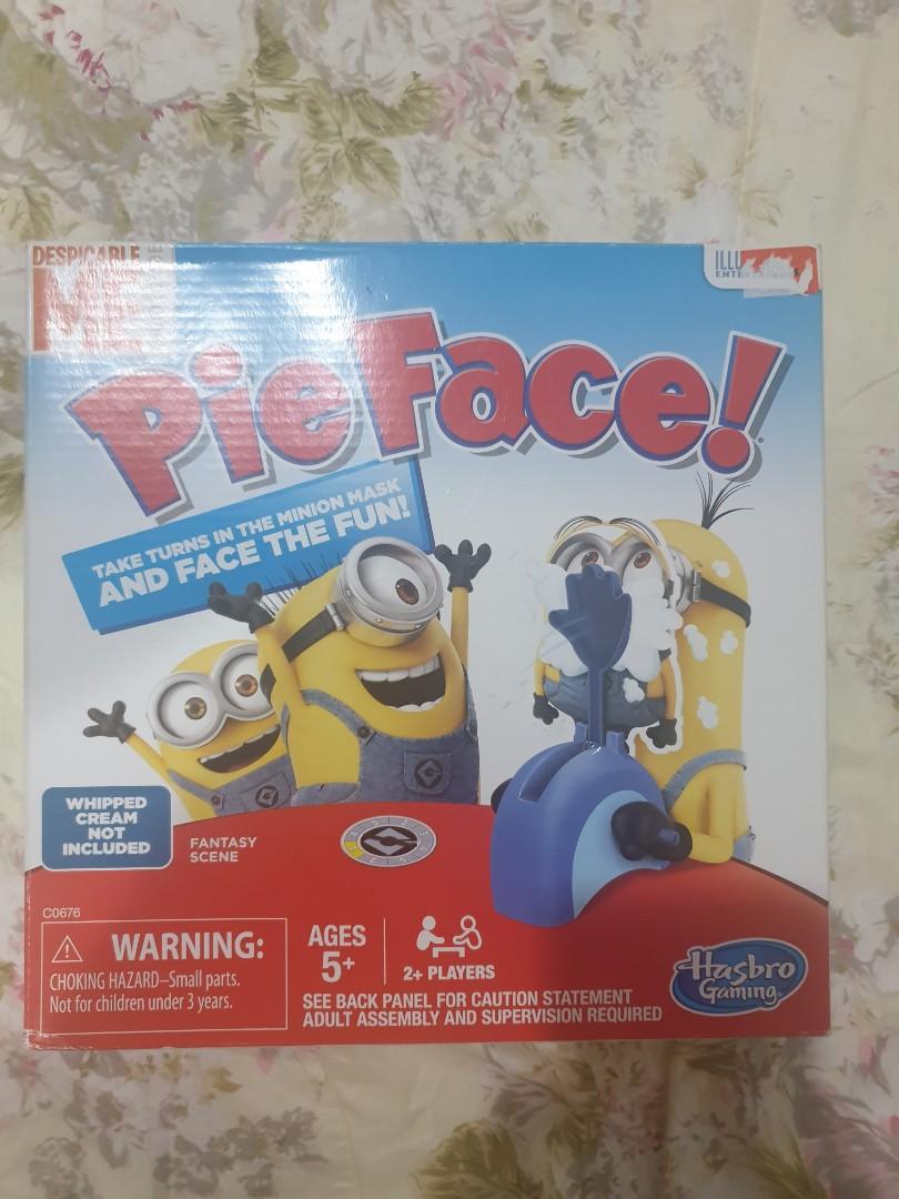 HASBRO Despicable Me Face Pie, Hobbies & Toys, Toys & Games on Carousell