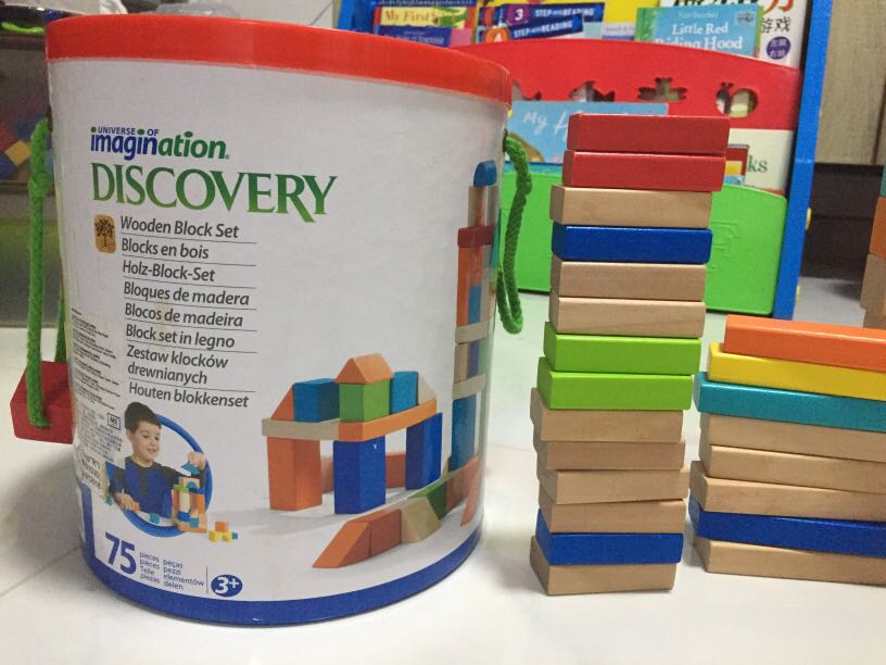 Discovery wooden block set, Babies & Kids, Baby Nursery & Kids ...