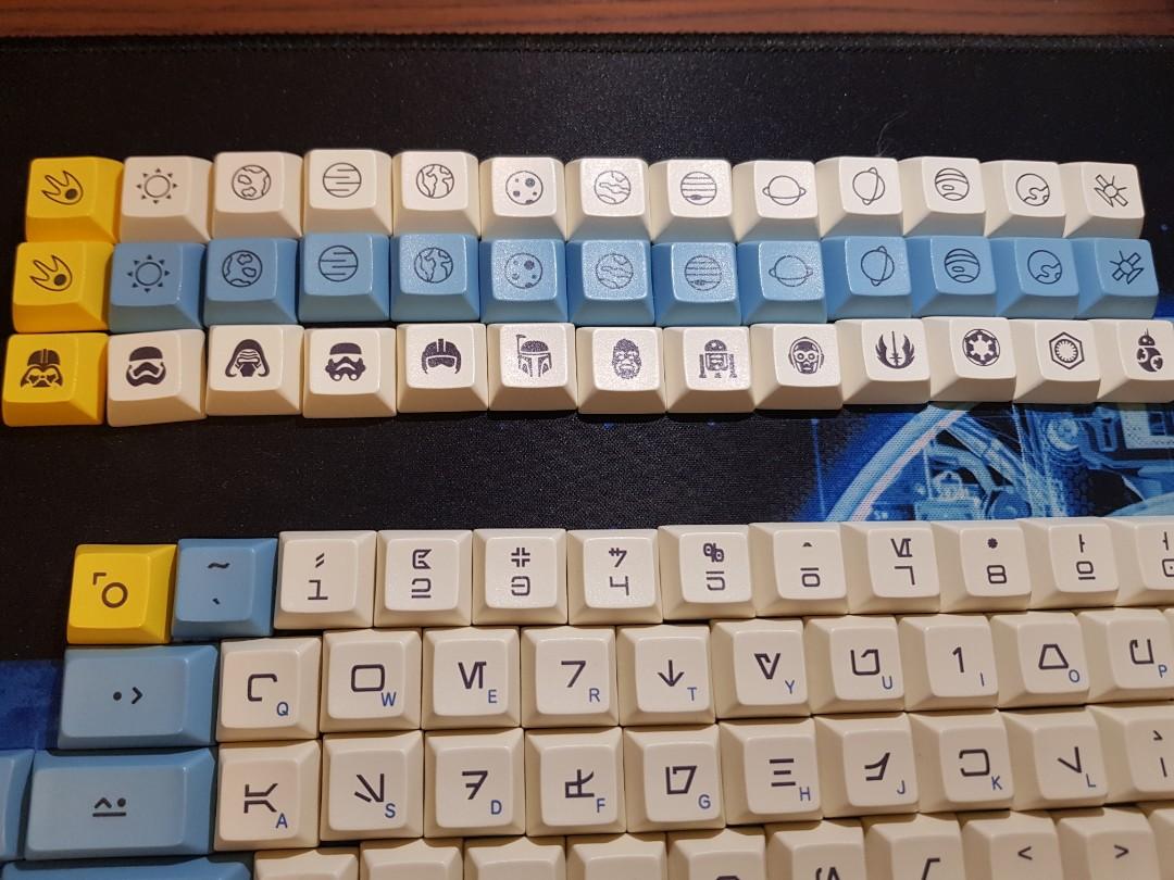 DSA PBT Godspeed / Starwars Keycap set, Computers & Tech, Parts ...