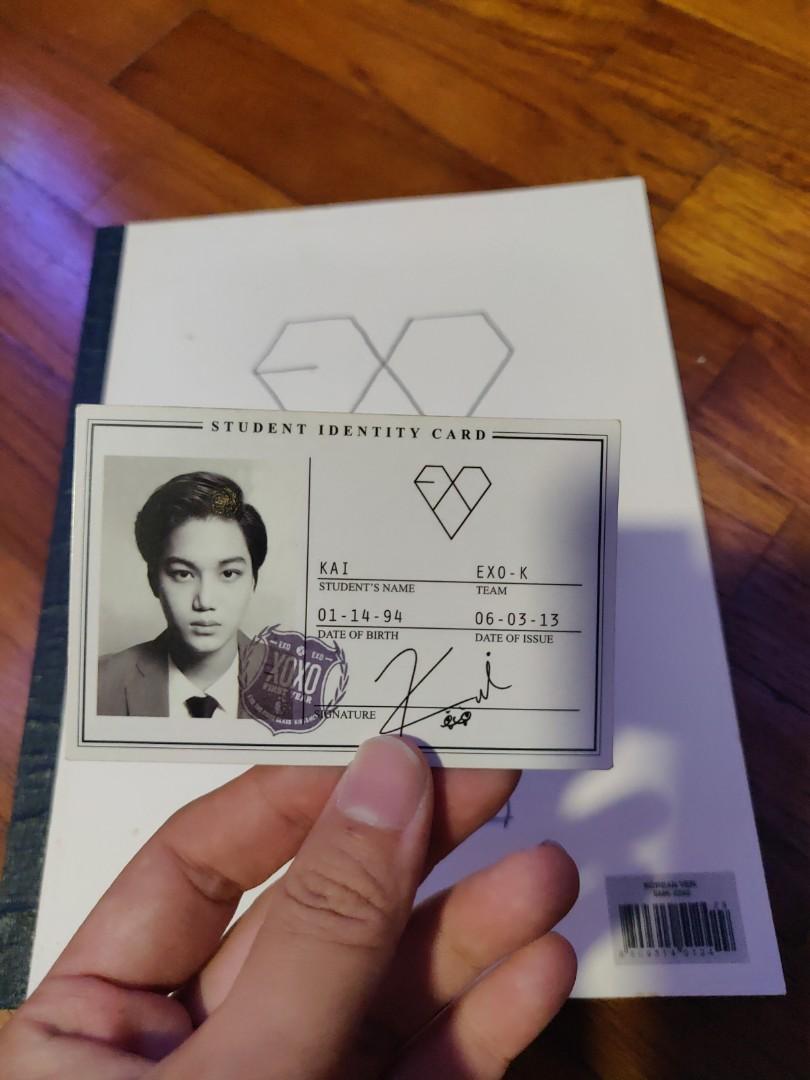 EXO Wolf Album with photocard, Hobbies & Toys, Memorabilia ...