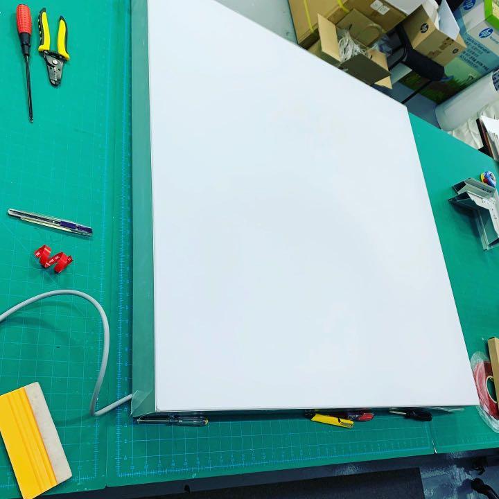 Frameless Led Lightbox For Backlit Fabric | Shelly Lighting