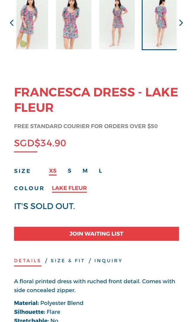 Francesca Dress - Lake Fleur, Women's Fashion, Dresses & Sets, Dresses ...