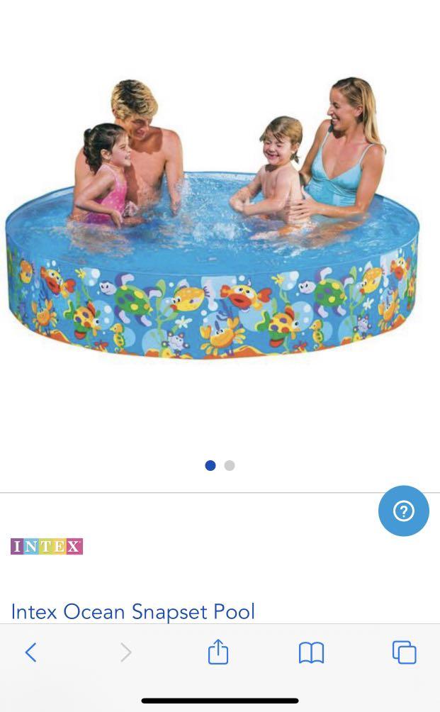 Intex Ocean Snapset Pool, Babies & Kids, Infant Playtime on Carousell