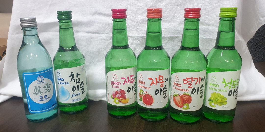 Jinro soju set, Food & Drinks, Beverages on Carousell