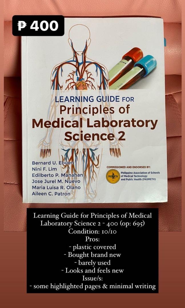Learning Guide for Principles of Medical Laboratory Science 2, Hobbies ...