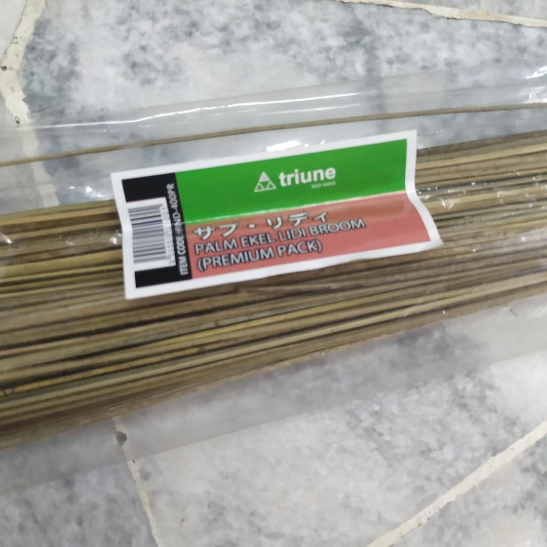 80cm Lidi broom Palm Ekel penyapu lidi sapu leaves effectively ...