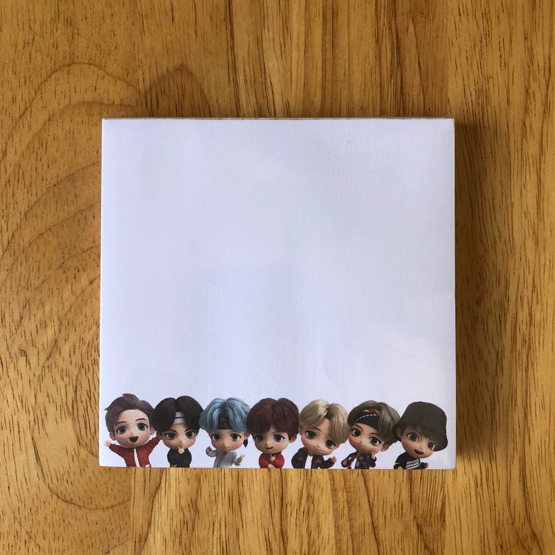 Limited Tiny Tan BTS Memo Pad, Hobbies & Toys, Memorabilia ...