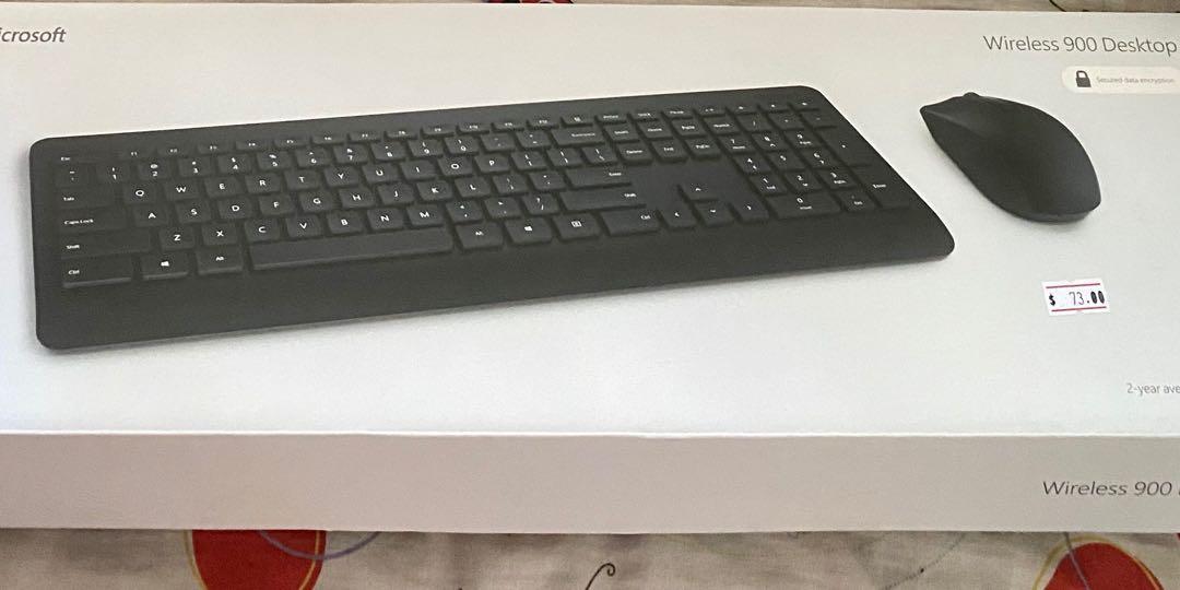 Microsoft wireless 900 desktop keyboard and mouse, Computers & Tech ...
