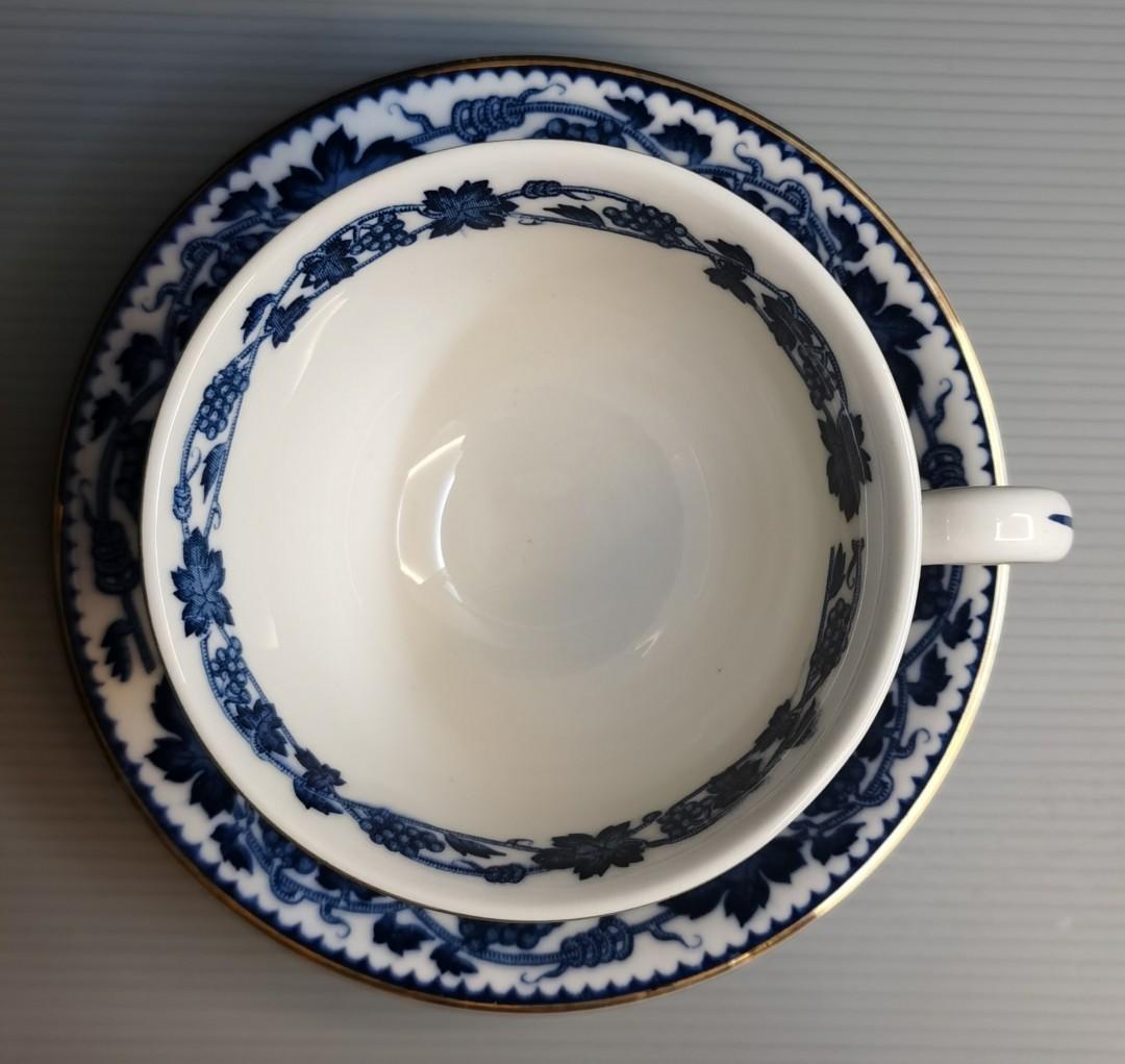 NIKKO - Double Phoenix BLUE GRAPE Ironstone Cup And Saucer, Furniture ...