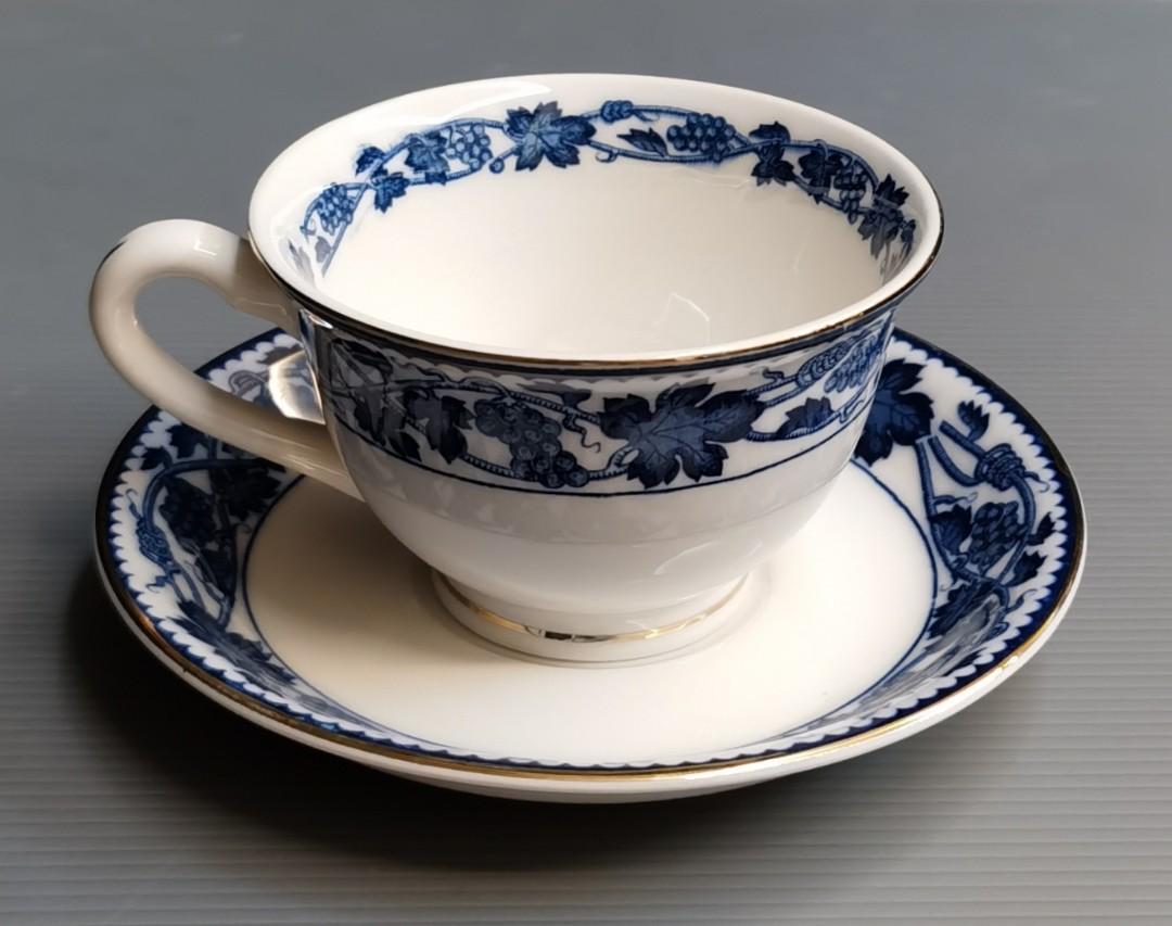 NIKKO - Double Phoenix BLUE GRAPE Ironstone Cup And Saucer, Furniture ...