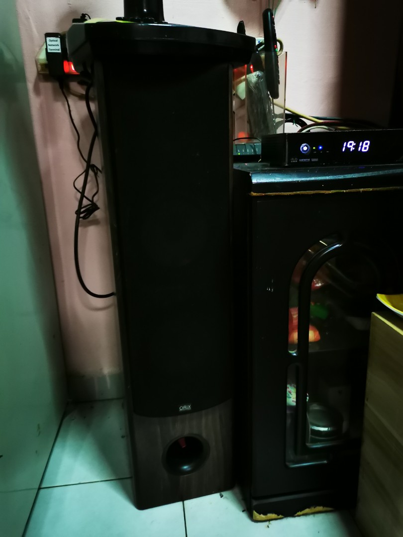 Orix Standing speakers and rear speaker, Audio, Soundbars, Speakers ...