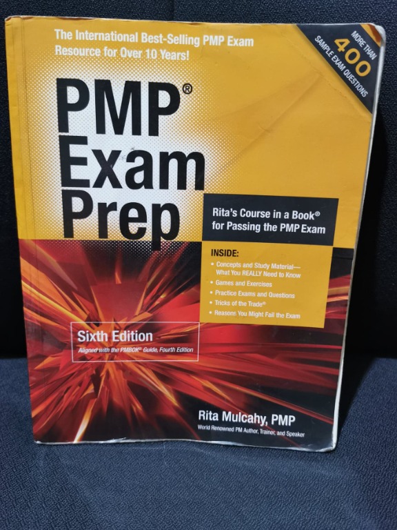 PMP Exam Prep Book with FREE Hot Topics Flashcards by Rita Mulcahy, PMP ...