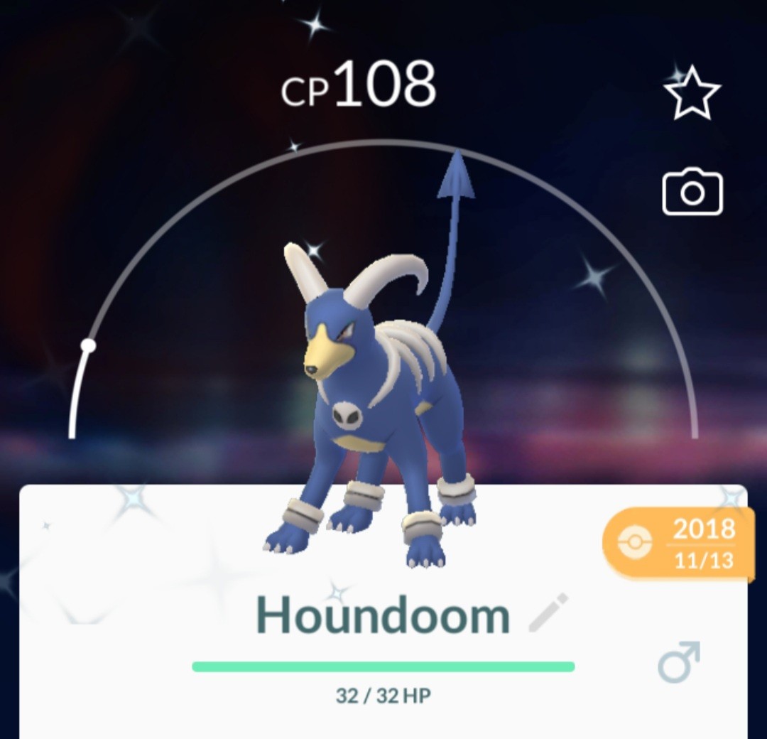 Pokemon go shiny houndoom, Video Gaming, Gaming Accessories, Game Gift ...