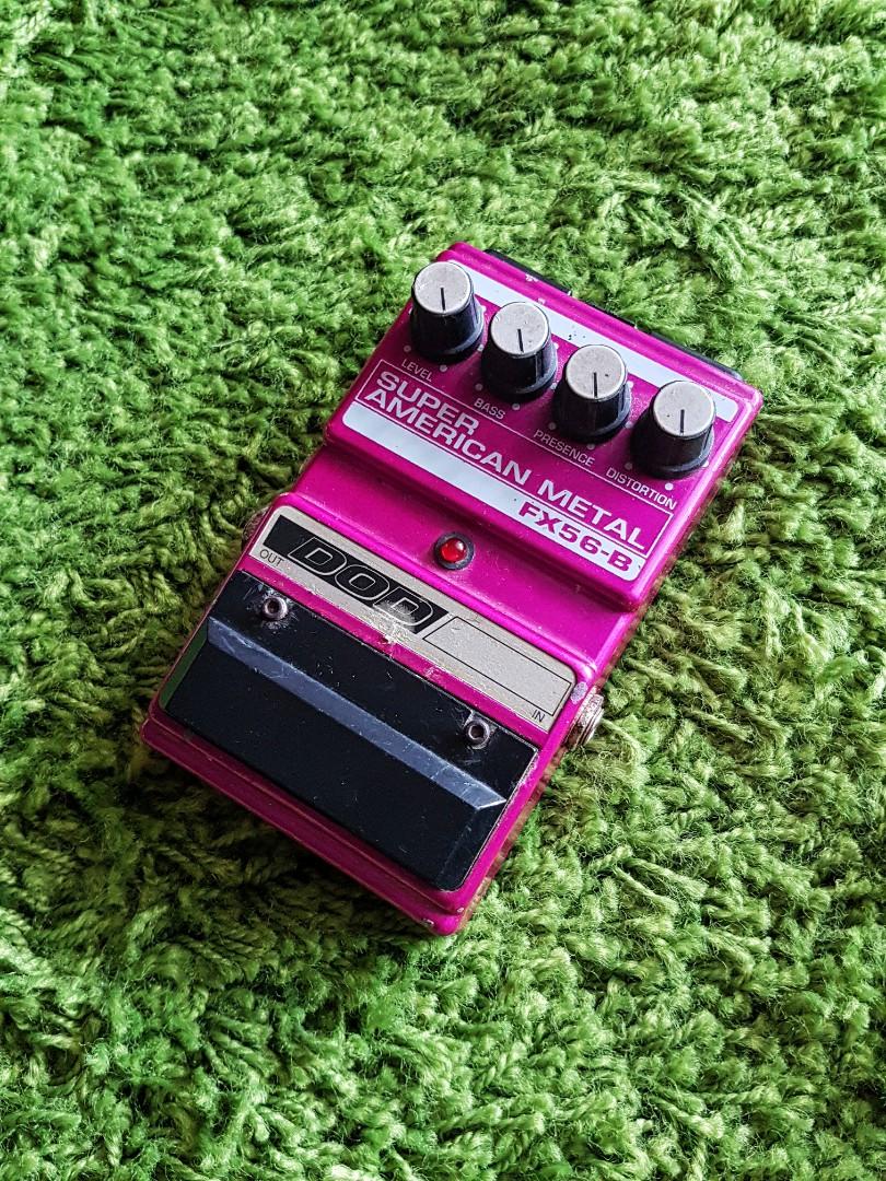 (RARE) 1990's DOD Super American metal FX56-B Distortion, Hobbies ...