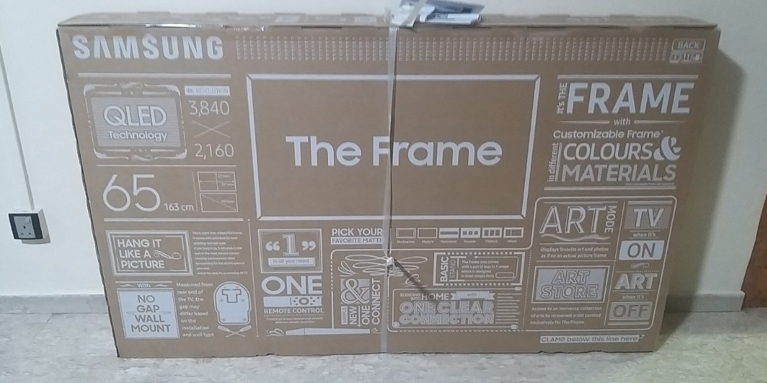 Samsung frame 65 inch, TV & Home Appliances, TV & Entertainment, TV on ...
