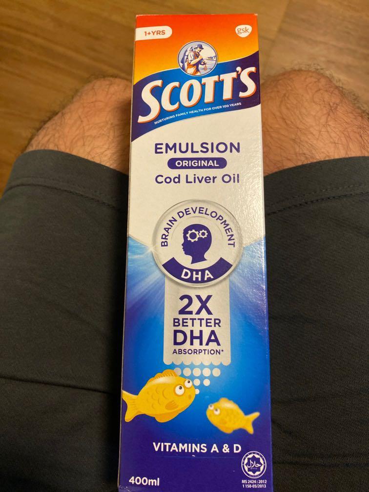 Scotts Emulsion 400ml x 6 bottles, Babies & Kids, Nursing & Feeding ...