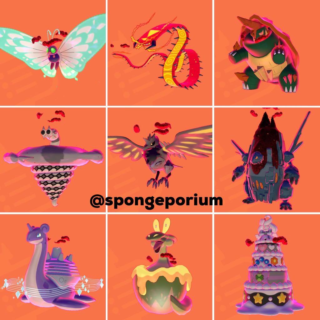 Gigantamax (GMAX) Pokemon (Pokemon Sword & Shield), Video Gaming ...