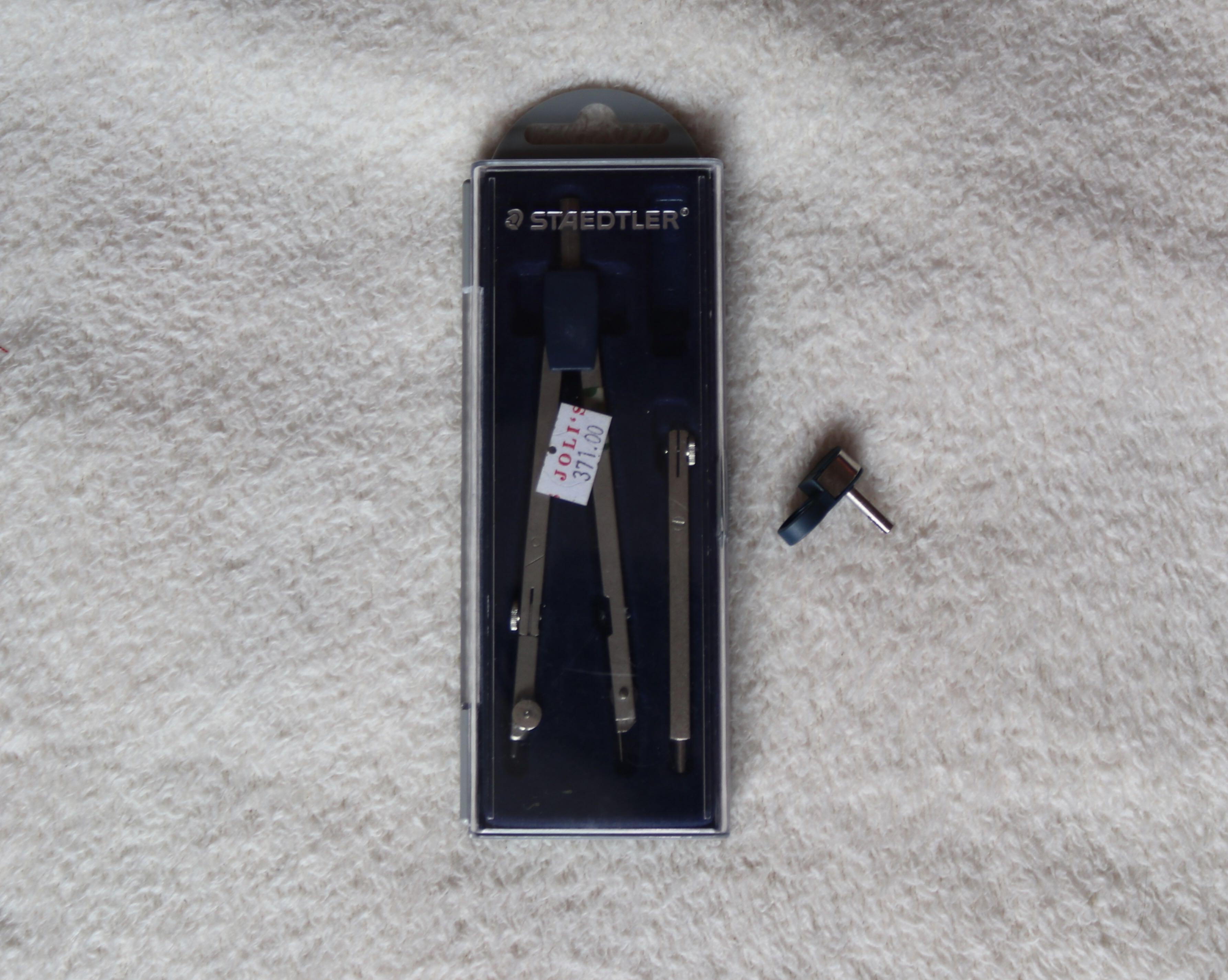 Staedtler compass with tech pen adapter, Hobbies & Toys, Stationary ...