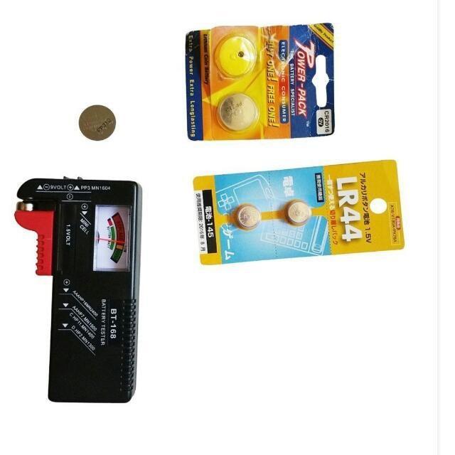 Universal Battery Tester for AA AAA C D 9V Button Cell Batteries Status ...