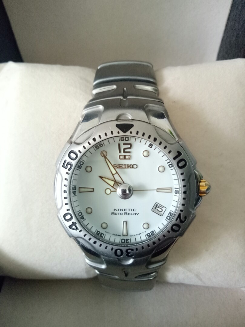 Auth Seiko Kinetic Auto Relay Watch for Men's, Men's Fashion, Watches ...
