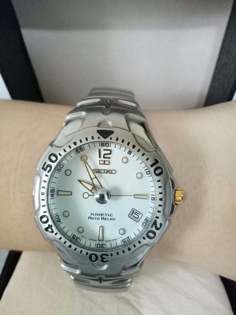 Auth Seiko Kinetic Auto Relay Watch for Men's, Men's Fashion, Watches ...