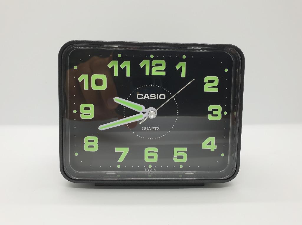 Casio Ascending Beeping Rectangle Table Alarm Clock Square TQ-218 ...